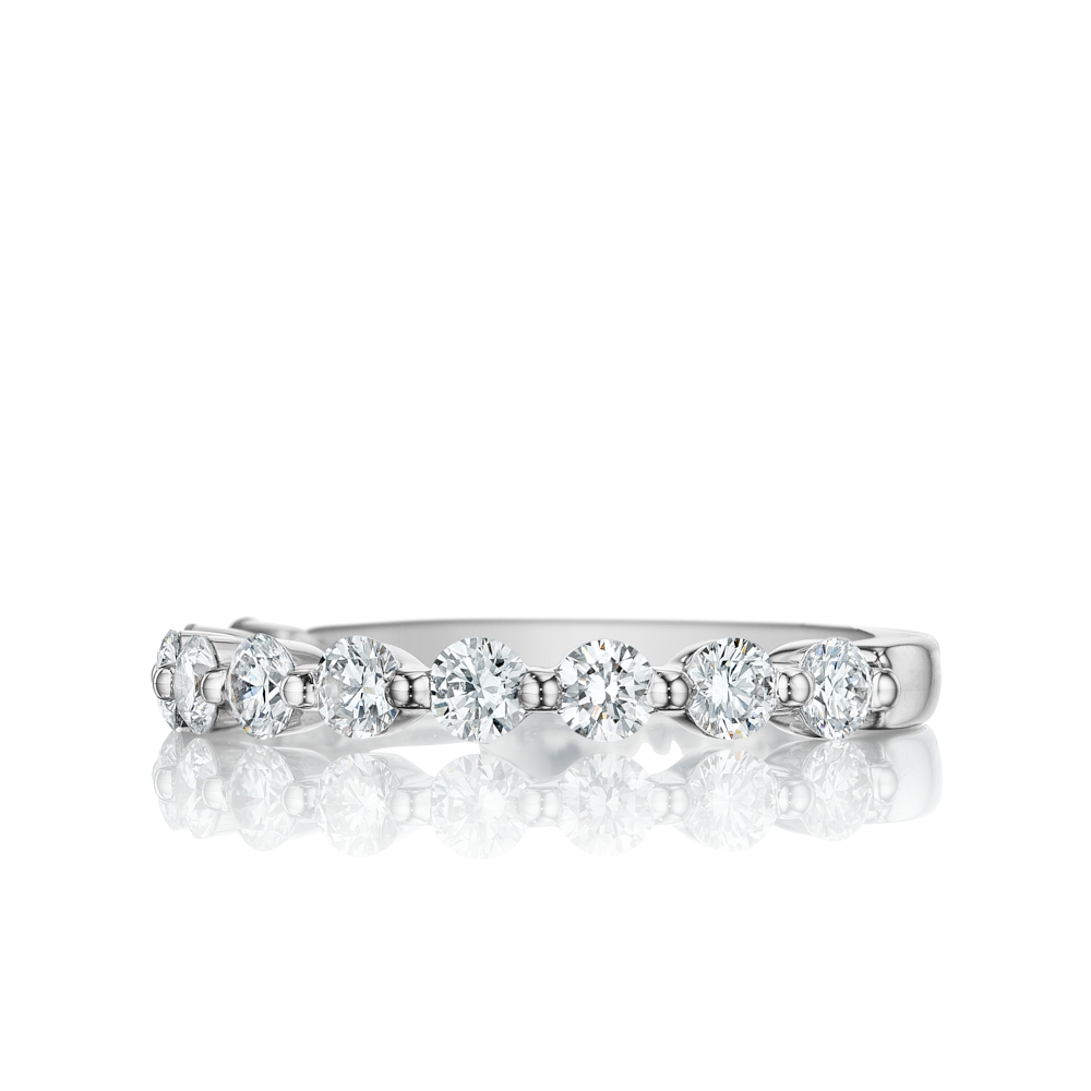 Round Brilliant Diamond Bubble Band - R32
